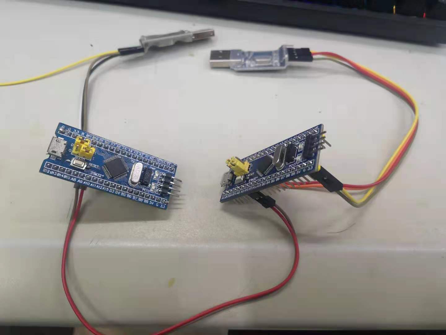 2个STM32串口之间的串口通信（RX,TX）_stm32pb10pb11哪个接rx哪个接dx-CSDN博客