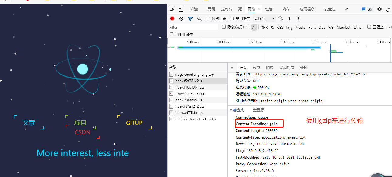 网站性能优化实战之—— gzip （webpack, vite 开启gzip 部署）_gzipvite-CSDN博客