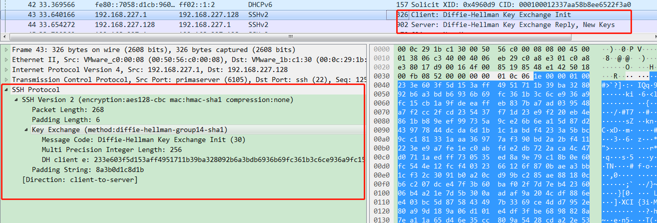 SSH协议解析及wireshark抓包分析_ssh抓包分析-CSDN博客