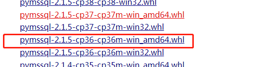 Python连接sqlserver安装失败，提示Failed to build pymssql ERROR: Could not build wheels for pymssql which ...