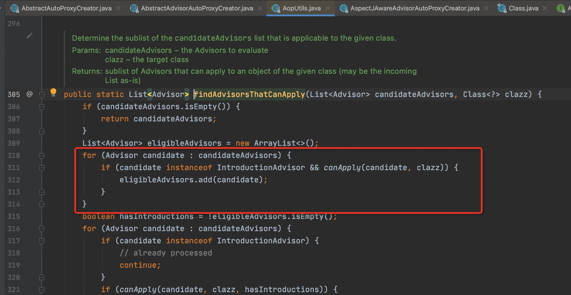 Create a AOP proxy --- Spring Source Code From Getting Started (21) - Programmer Sought