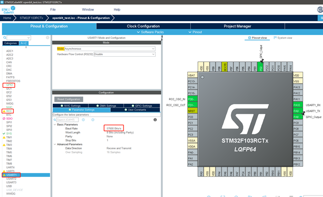 STM32F103RCT6使用CubeMX移植一个BootLoader openBLT_openblt移植-CSDN博客