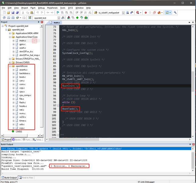 STM32F103RCT6使用CubeMX移植一个BootLoader openBLT_openblt移植-CSDN博客