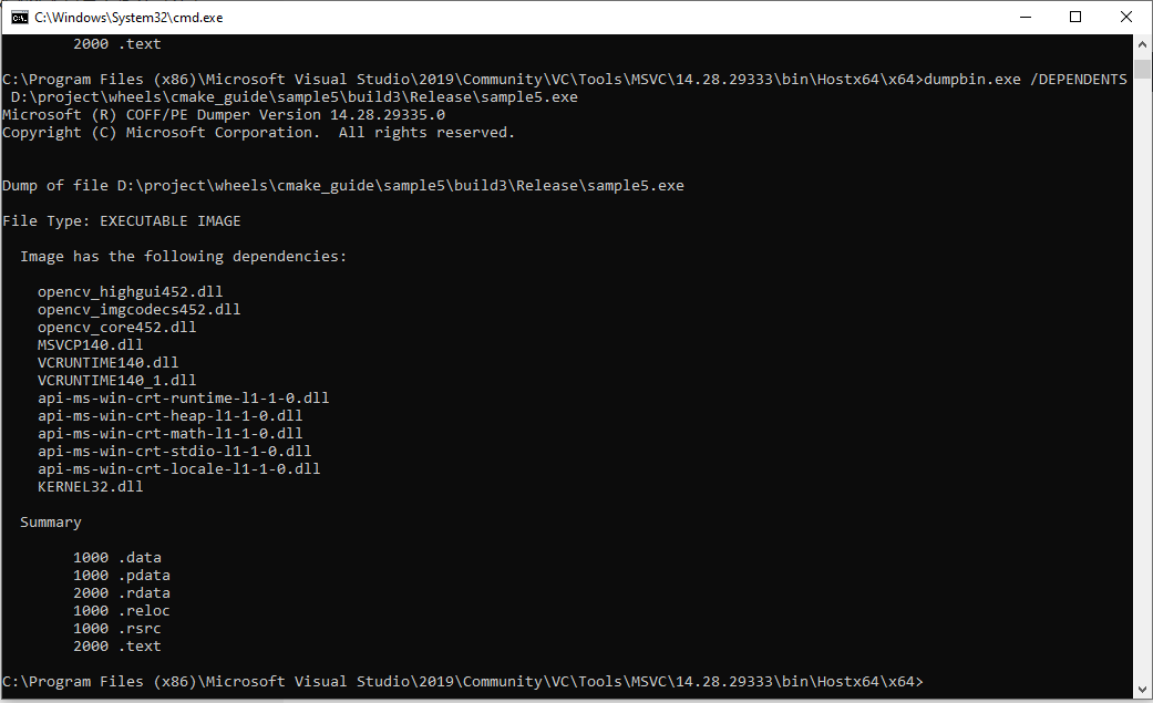 如何查看可执行文件的动态库依赖 -- dumpbin工具的使用_查看动态库依赖的库的软件-CSDN博客