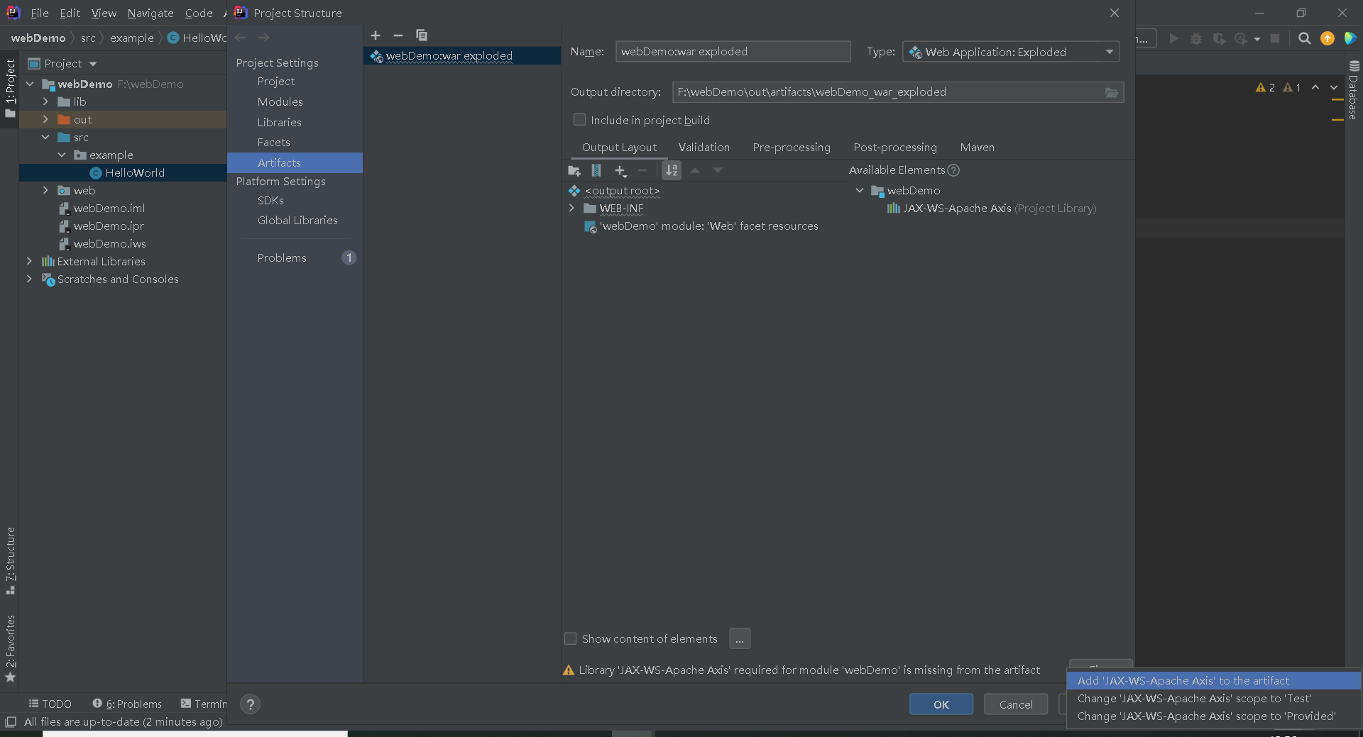 2021.1.1版idea开发webservice服务端及客户端_idea2021安装webservice插件-CSDN博客