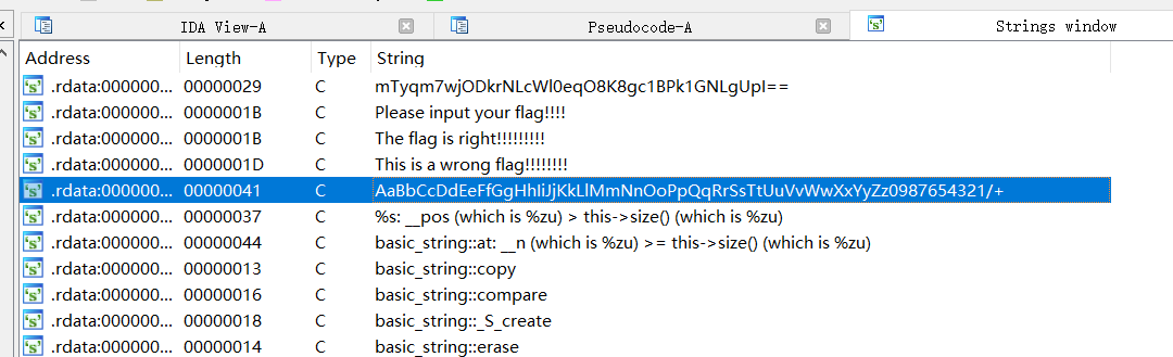 [BUUCTF]Reverse——特殊的 BASE64_string2 = "abcdefghijklmnopqrstuvwxyzabcdefghijklm-CSDN博客
