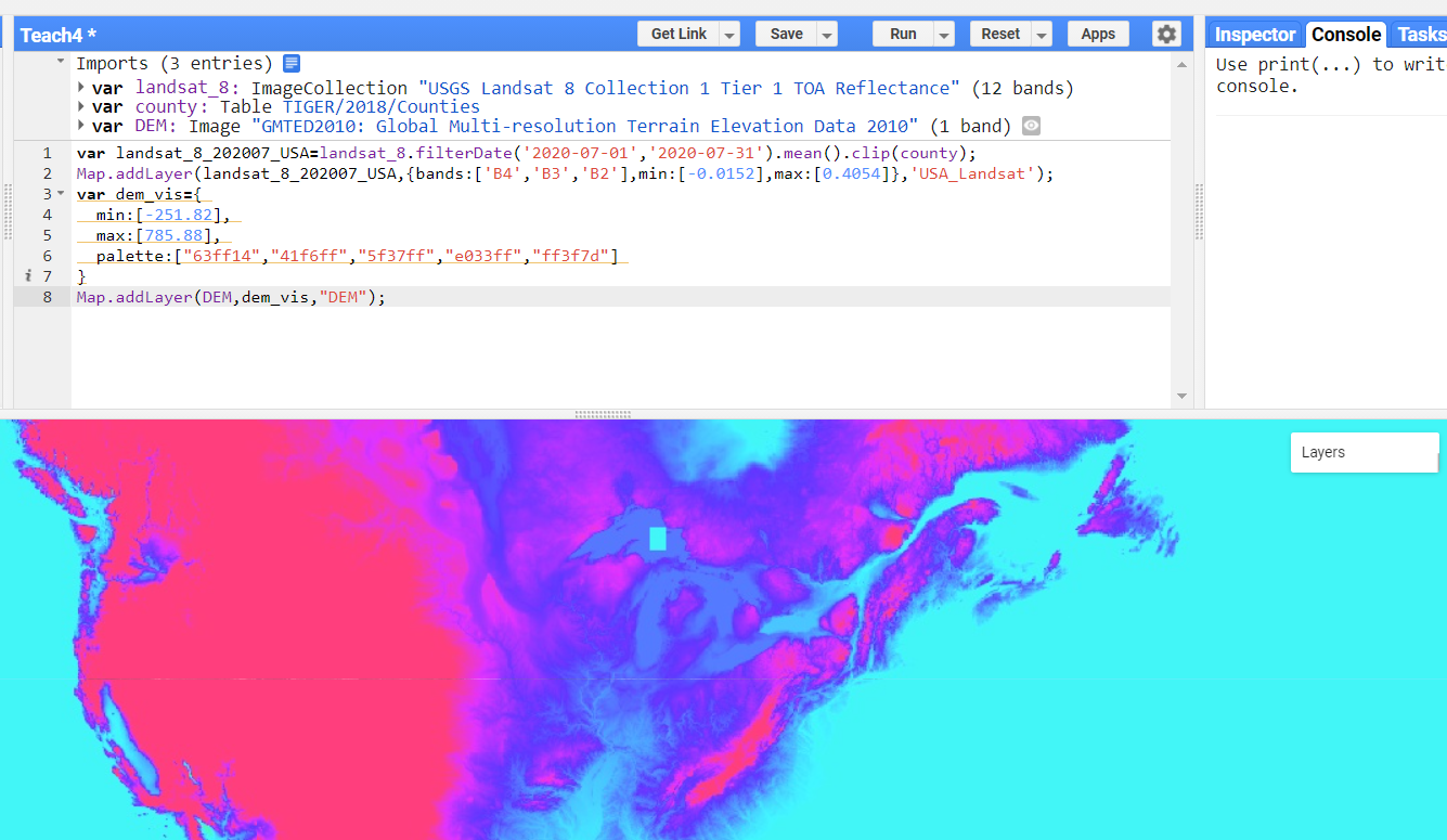 Google Earth Engine谷歌地球引擎GEE栅格数据图层可视化设置代码嵌入_谷歌地图网格大小设置方法-CSDN博客