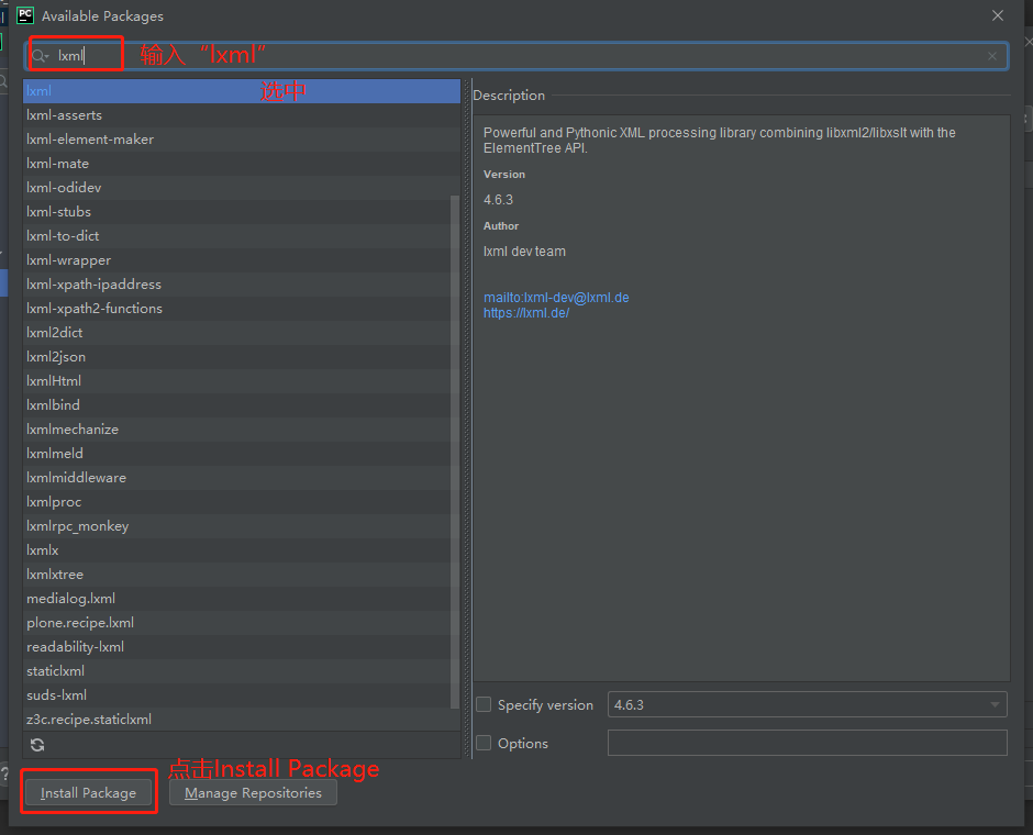 bs4.FeatureNotFound: Couldn‘t find a tree builder with the features you requested: lxml. Do you ...