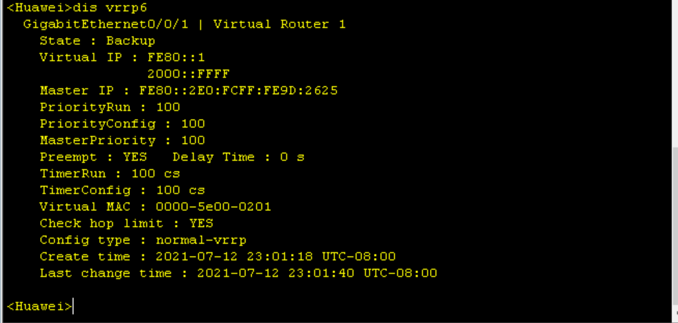 IPv6下VRRP配置原理及实例_迈普2900x ipv6 vrrp-CSDN博客