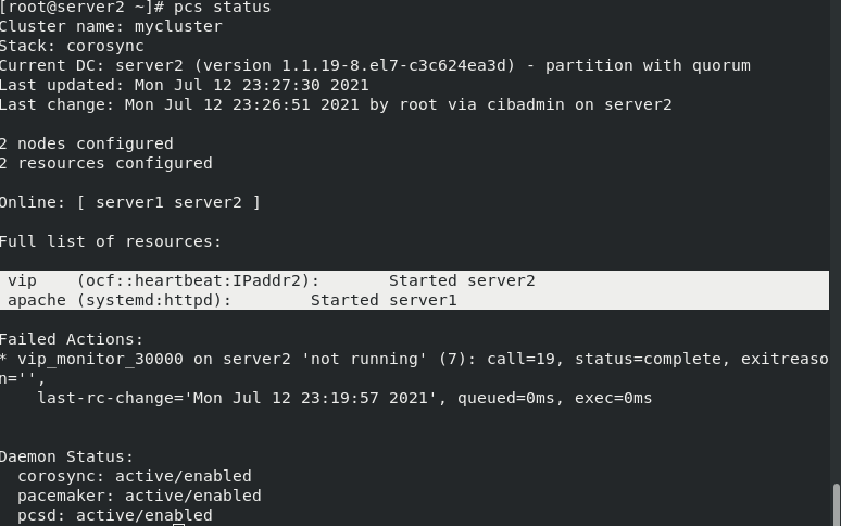 【项目实战4】高可用——利用pacemaker与心跳corosync实现双机热备_corosync pacemaker原理-CSDN博客