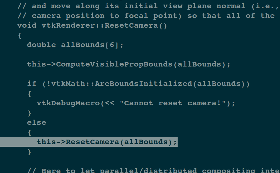 vtk种ResetCamera_vtk resetcamera-CSDN博客