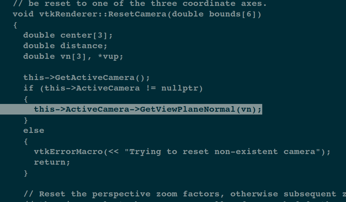 vtk种ResetCamera_vtk resetcamera-CSDN博客
