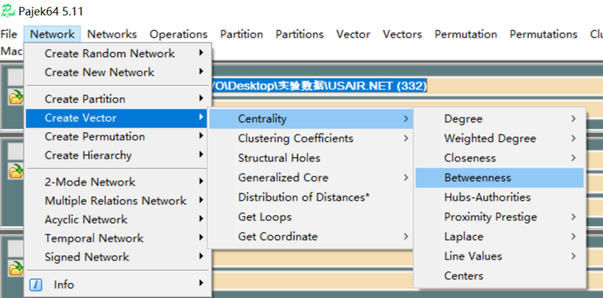 社交网络分析SNA——Pajek使用教程（网络描述统计+中心性及子群分析）-CSDN博客