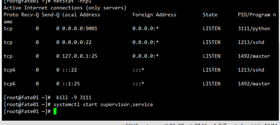 Job for supervisor.service failed because the control process exited with error code. See ...