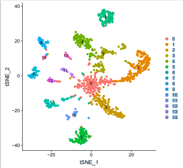 单细胞测序流程（五）t-sne聚类分析和寻找marker基因_tsne聚类-CSDN博客
