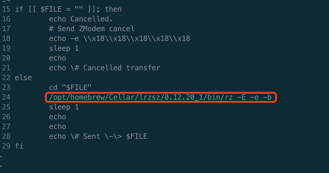 Mac installation Lrzsz runs a card dead solution - Programmer Sought
