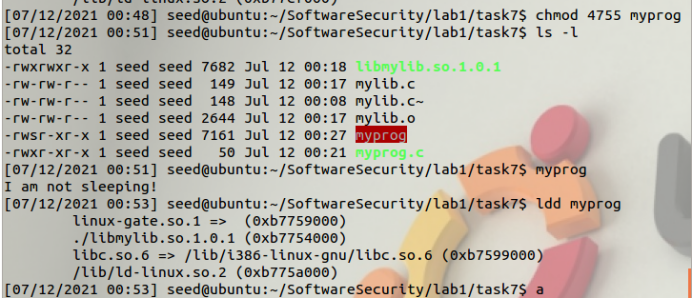 软件安全实验——lab1（环境变量和SetUID、LD_PRELOAD动态库加载劫持）_系统安全lab1-CSDN博客