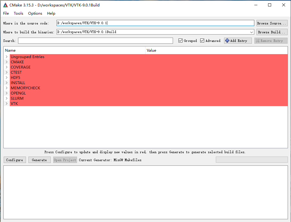 用Qt的MinGW编译VTK9.0.1_qt vtkdataarray-CSDN博客
