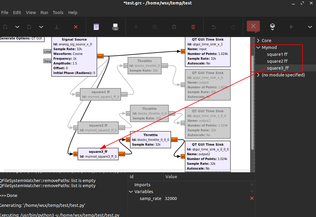GNU Radio3.8创建OOT的详细过程(python)_gnuradio oot-CSDN博客