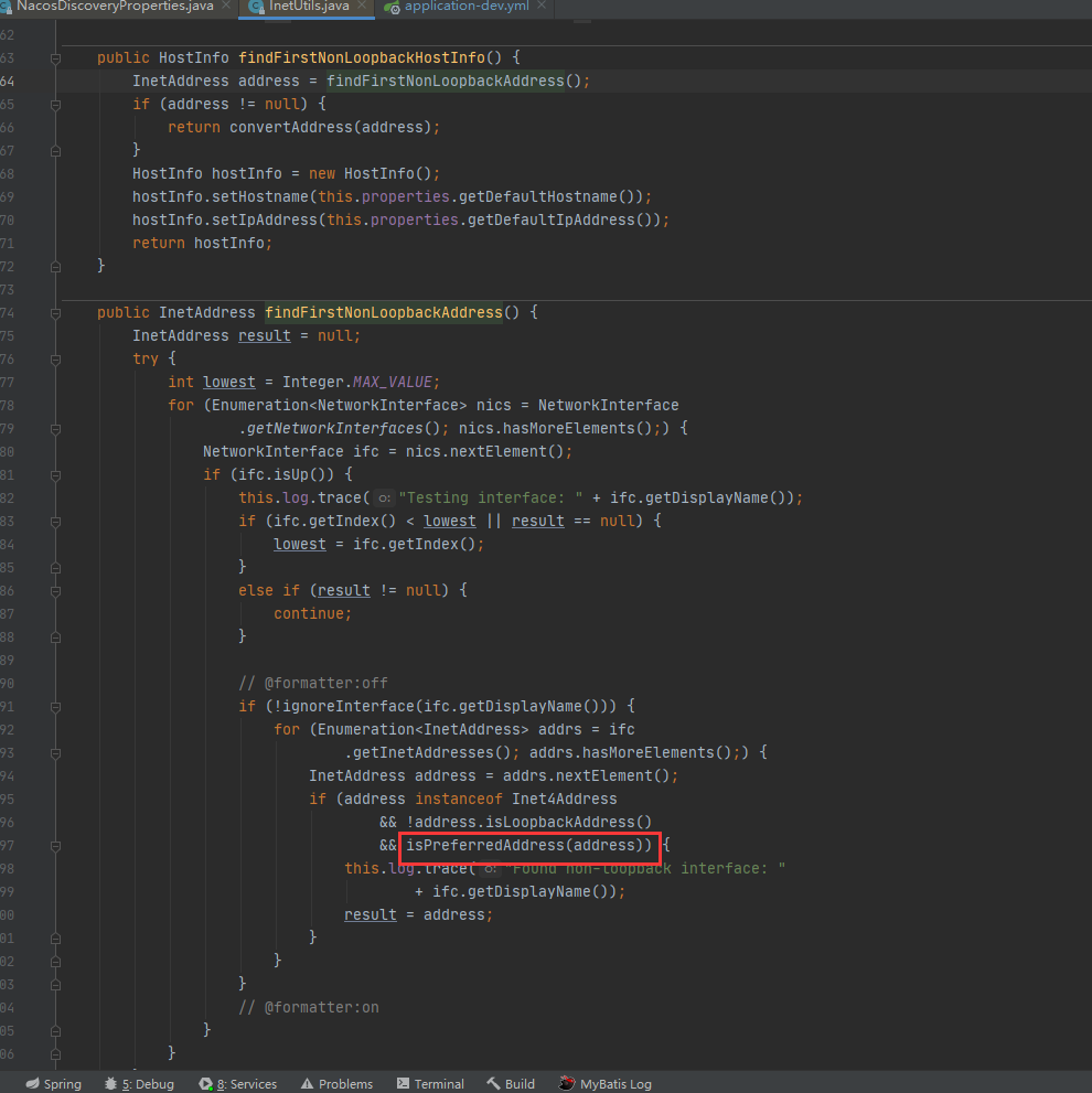 解决springcloud preferred-networks配置失效问题_spring.cloud.inetutils.preferred-networks-CSDN博客