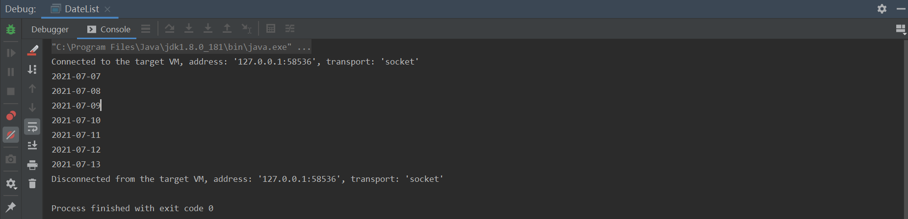 java 两种方式获取起始日期和结束日期之间的日期列表_获取 开始日期和结束日期之间的所有时间列表-CSDN博客
