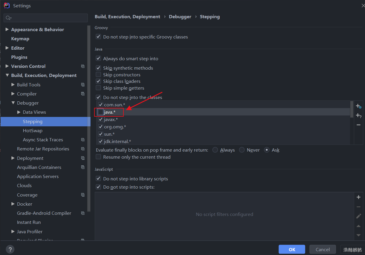 关于IDEA调试debug时stepinto进不去方法的解决_idea step into不进入调用方法里面-CSDN博客
