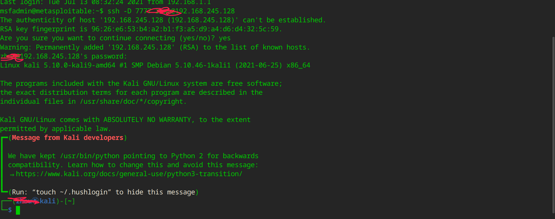 内网渗透之代理转发(3)--ssh转socks5代理_ssh socks代理-CSDN博客