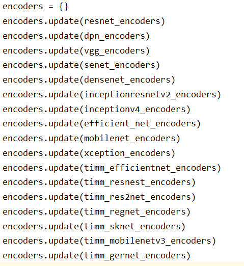基于pytorch的segmentation Models Pytorch库 Csdn博客