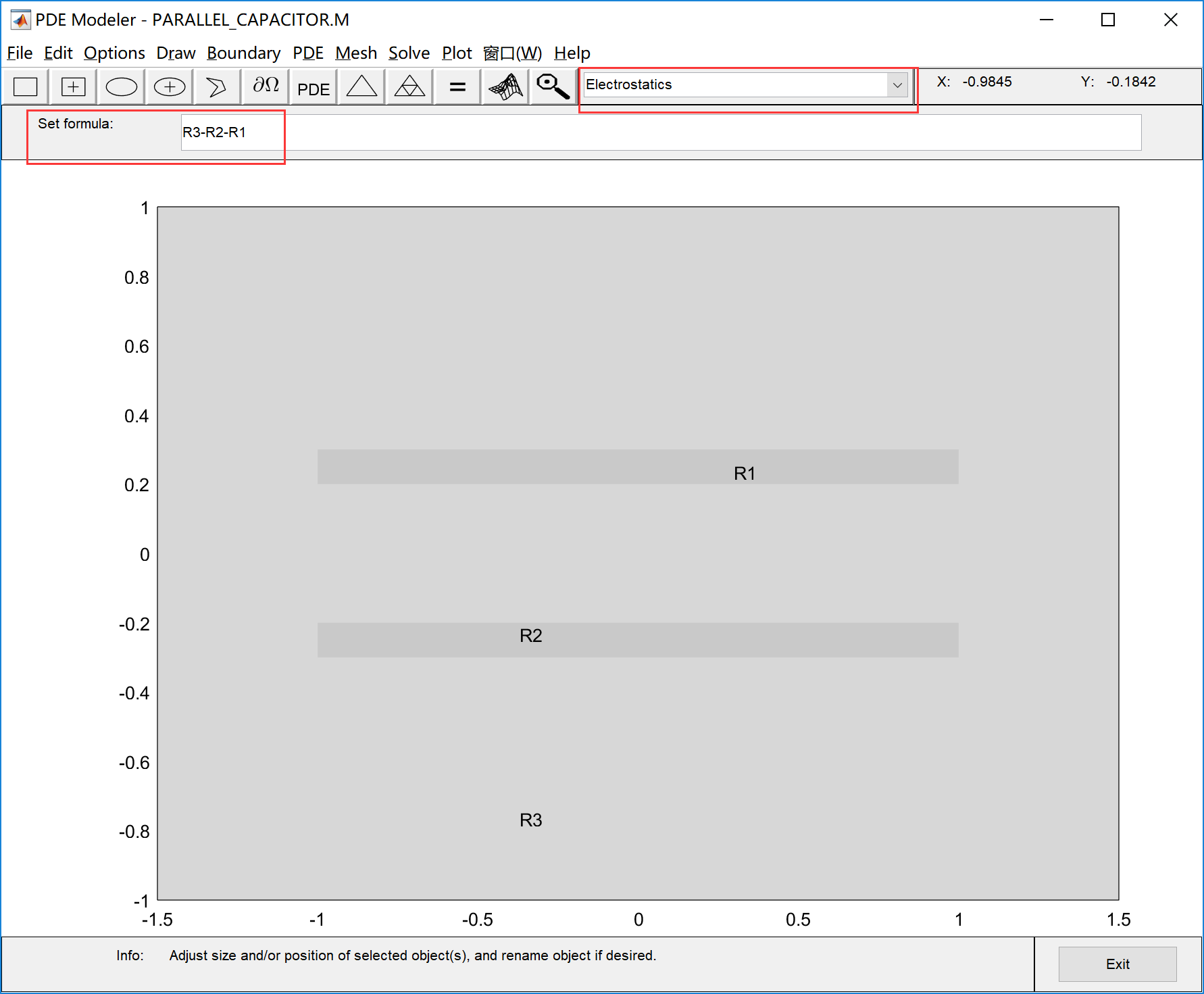 MATLAB PDE工具箱电磁场仿真平行电容板及电偶极子详解_matlab电磁场工具箱-CSDN博客