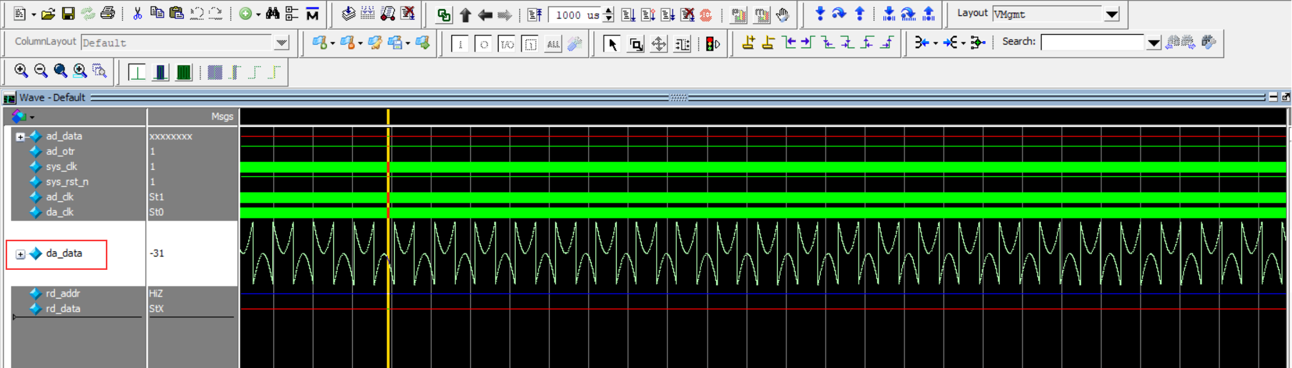 解决调用rom ip核时modelsim仿真波形一直为零_modelsim调用rom核-CSDN博客