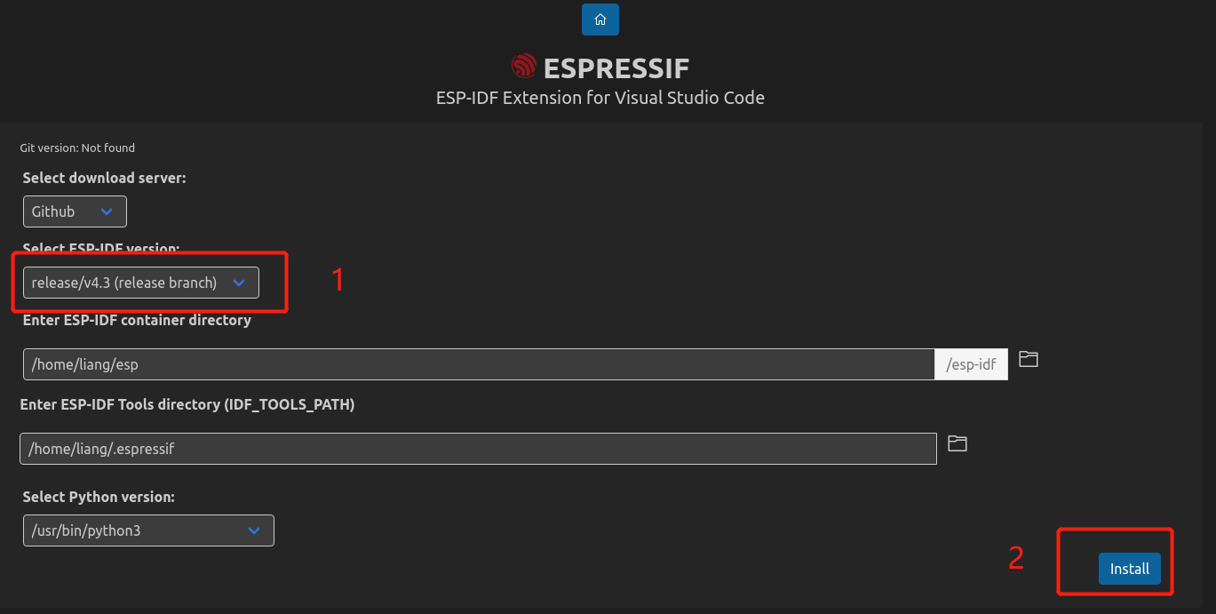 ESP32从零开始（2）—— VScode 安装 Espressif IDF（安装ESP32）_vscode espressif-CSDN博客