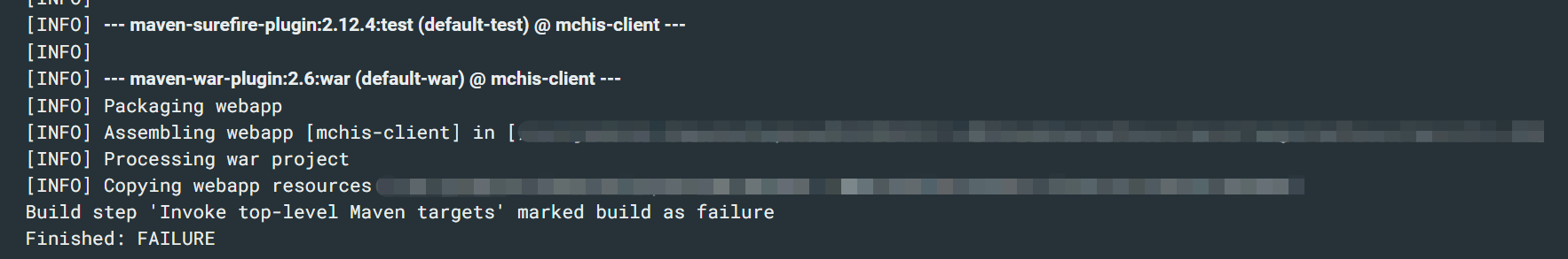 Build step ‘Invoke top-level Maven targets‘ marked build as failure Finished 问题排查_build step ...