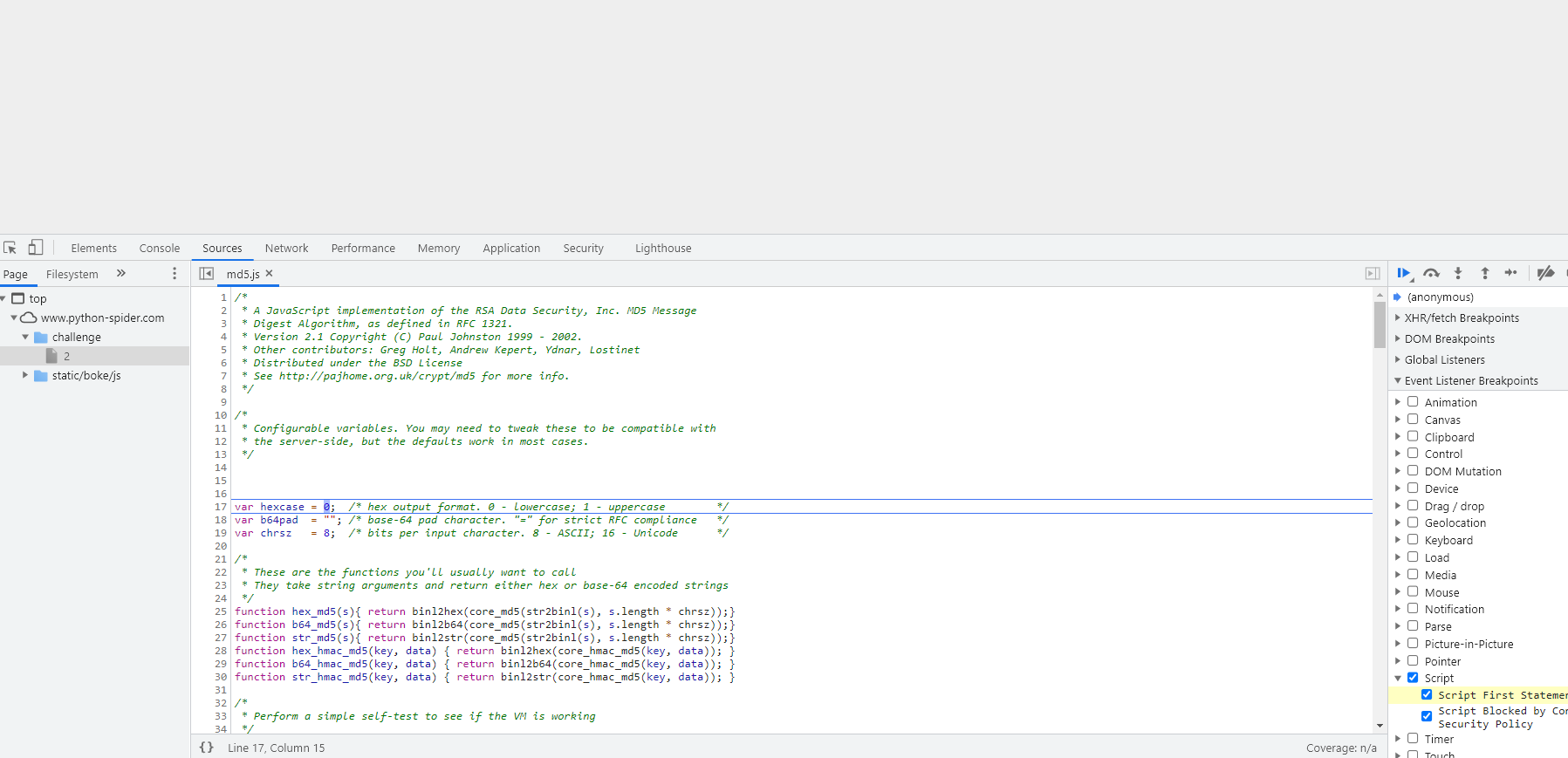 爬虫（js逆向）hook实现方式-油猴脚本-javascript抠代码实战-硬抠高度ob混淆-应对内存溢出-debugger缩小范围（5）_js hook-CSDN博客