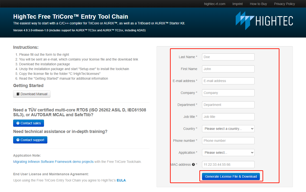 HighTec软件如何申请License_hightec license-CSDN博客