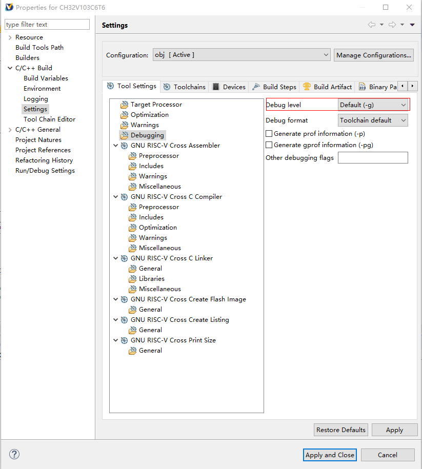 【GCC】RISC-V IDE MounRiver Studio 常用编译选项_mounriver怎么编译-CSDN博客