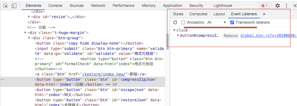 chrome开发者模式中跟踪点击事件_chrome查看按钮事件-CSDN博客