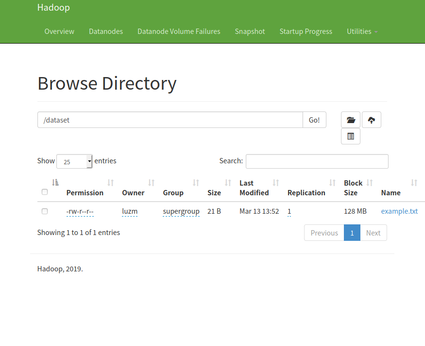 2，HDFS的操作实践 ,（1）、HDFS Shell 实践 （2）、HDFS Web客户端 （3）、HDFS Java API 实践_采用客户端命令的方式实现hdfs目录的创建、文件的上传 ...