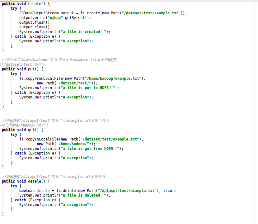 2，HDFS的操作实践 ,（1）、HDFS Shell 实践 （2）、HDFS Web客户端 （3）、HDFS Java API 实践_采用客户端命令的方式实现hdfs目录的创建、文件的上传 ...