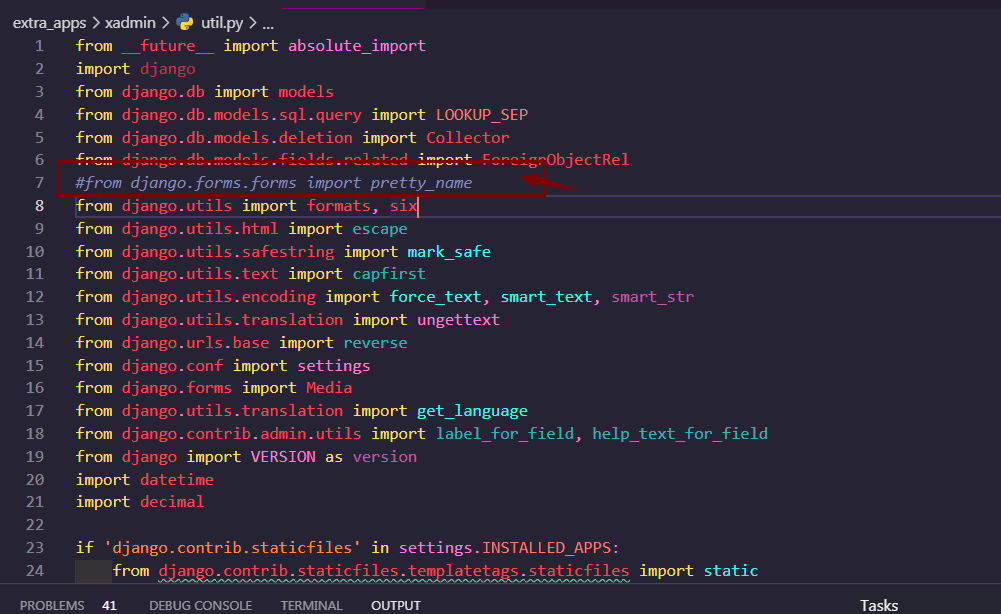 Xadmin（踩坑）——cannot import name ‘pretty_name‘_pretty name引入错误-CSDN博客