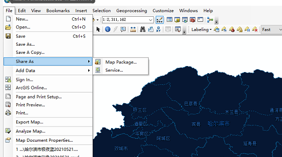 ArcGIS mapServer 发布地图之初始化地图范围修改_arcgis10的rest服务初始化范围-CSDN博客