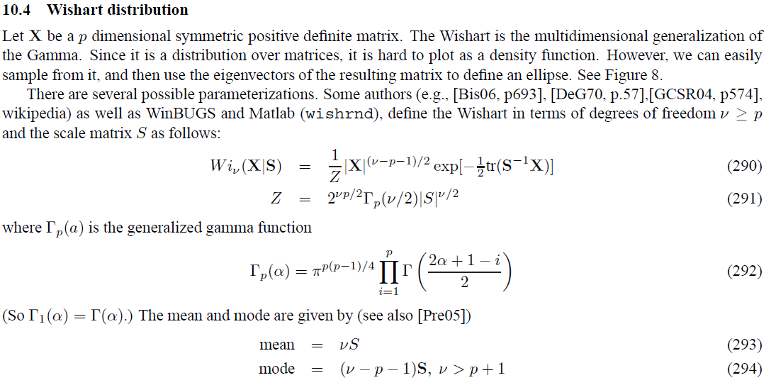 Wishart分布及Inverse Wishart分布_逆威沙特分布-CSDN博客