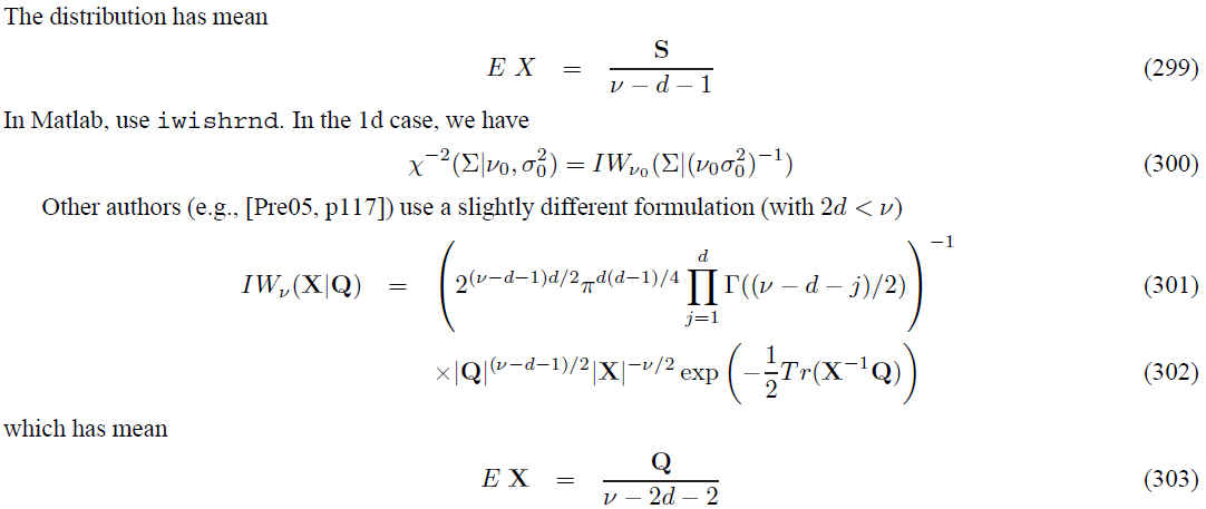 Wishart分布及Inverse Wishart分布_逆威沙特分布-CSDN博客