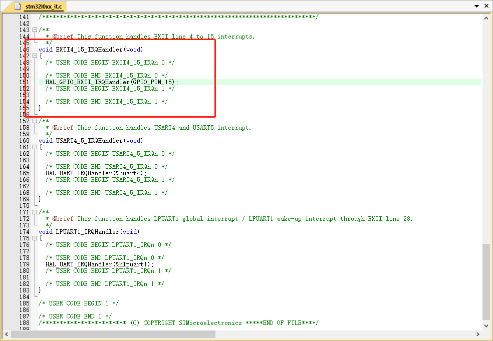 HAL库学习——GPIO输入作为外部中断触发_hal库外部中断电平触发方式-CSDN博客
