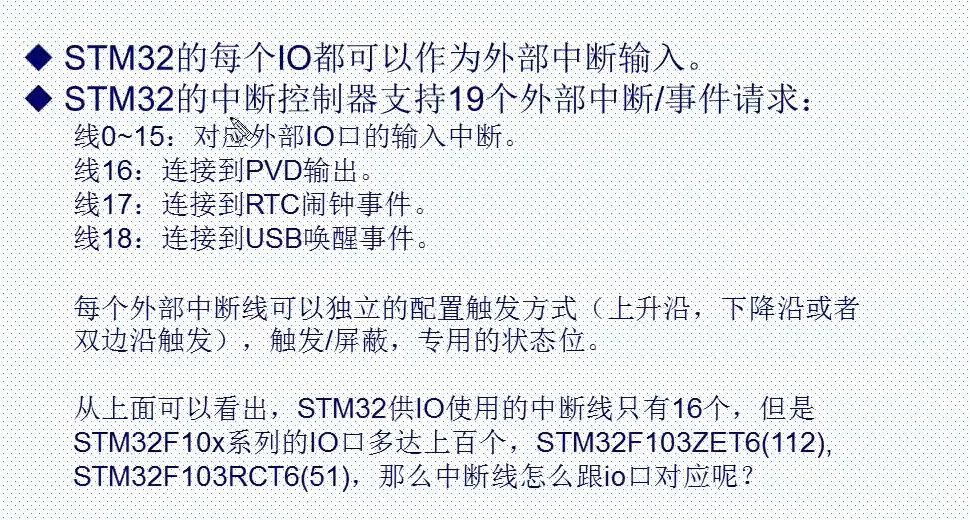 STM32F103外部中断（按键中断）_stm32f103按键中断-CSDN博客