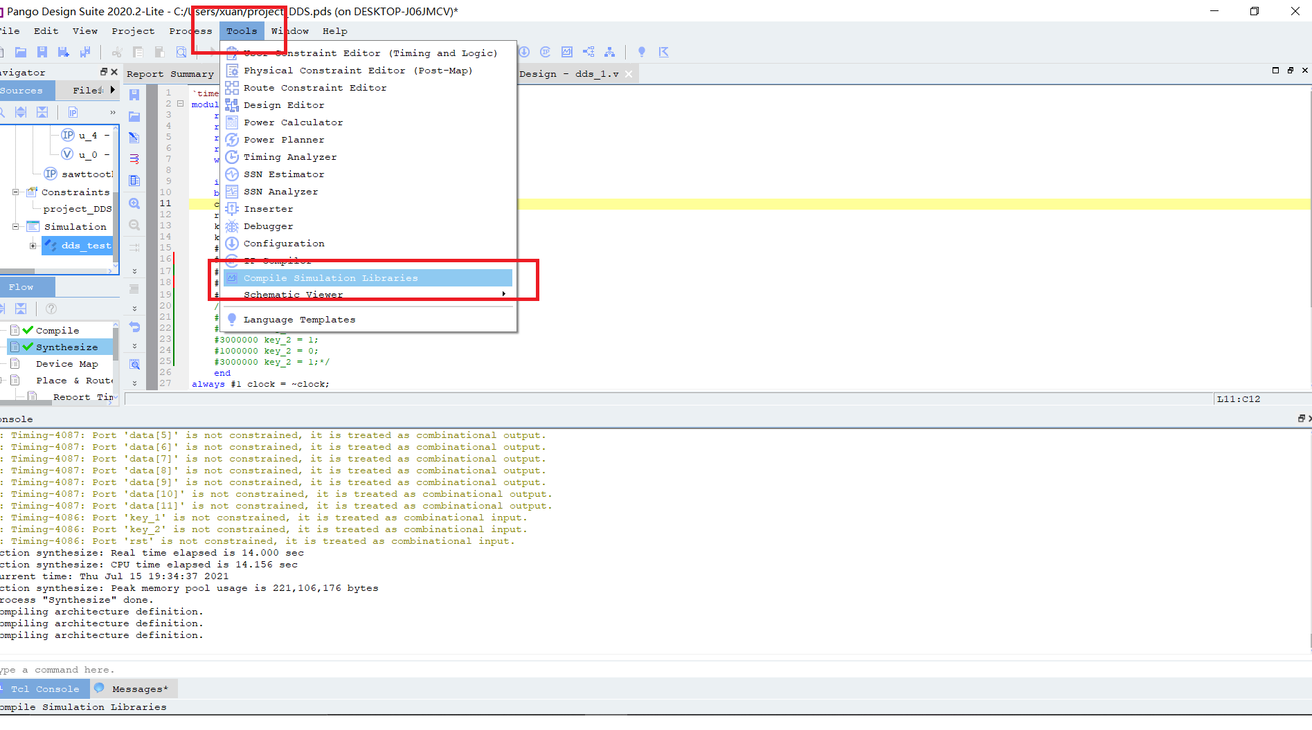 国产紫光FPGA实现DDS信号发生器（ModelSim仿真）_dds modelsim_悬舟的博客-CSDN博客