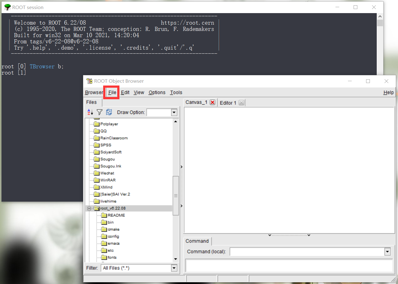 【ROOT from CERN】——GUI的使用_cern root 画图控制栏太小-CSDN博客