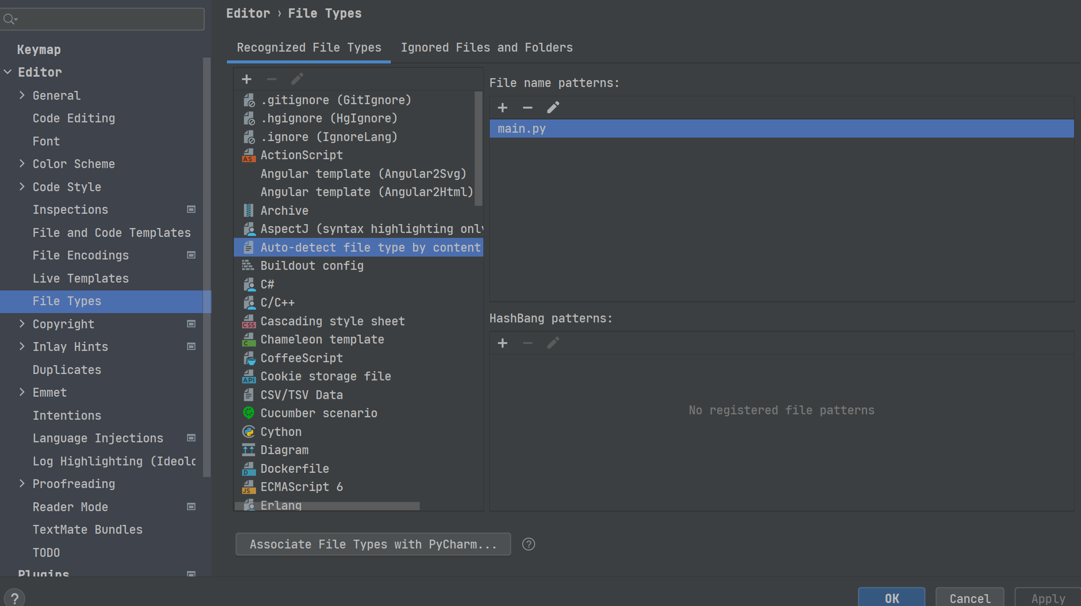 pycharm中main.py被当作text文件了。无法运行，在下图中找到问题所在，需要去掉main.py_python的mian.py文件被修改了怎么弄-CSDN博客
