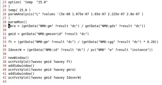 GM/ID学习之ic6.1.7详细仿真步骤-供参考_gmid仿真-CSDN博客