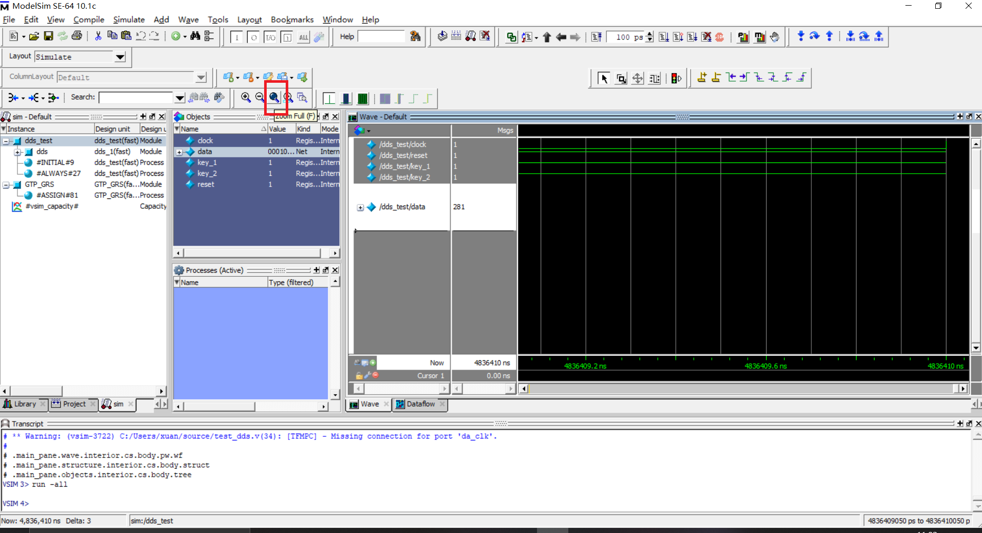 国产紫光FPGA实现DDS信号发生器（ModelSim仿真）_dds modelsim_悬舟的博客-CSDN博客