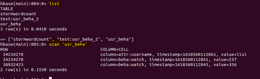 Hbase的实践操作（虚拟机Linux系统）_进入hbase-CSDN博客